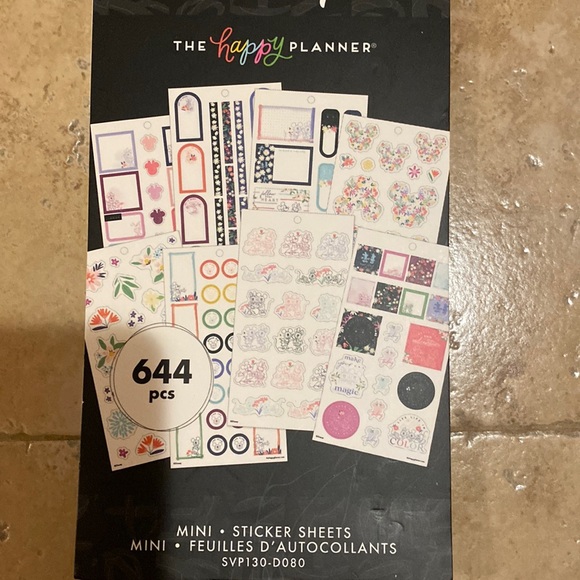 The Happy Planner | Office | Happy Planner Mini Size Floral Mickey ...